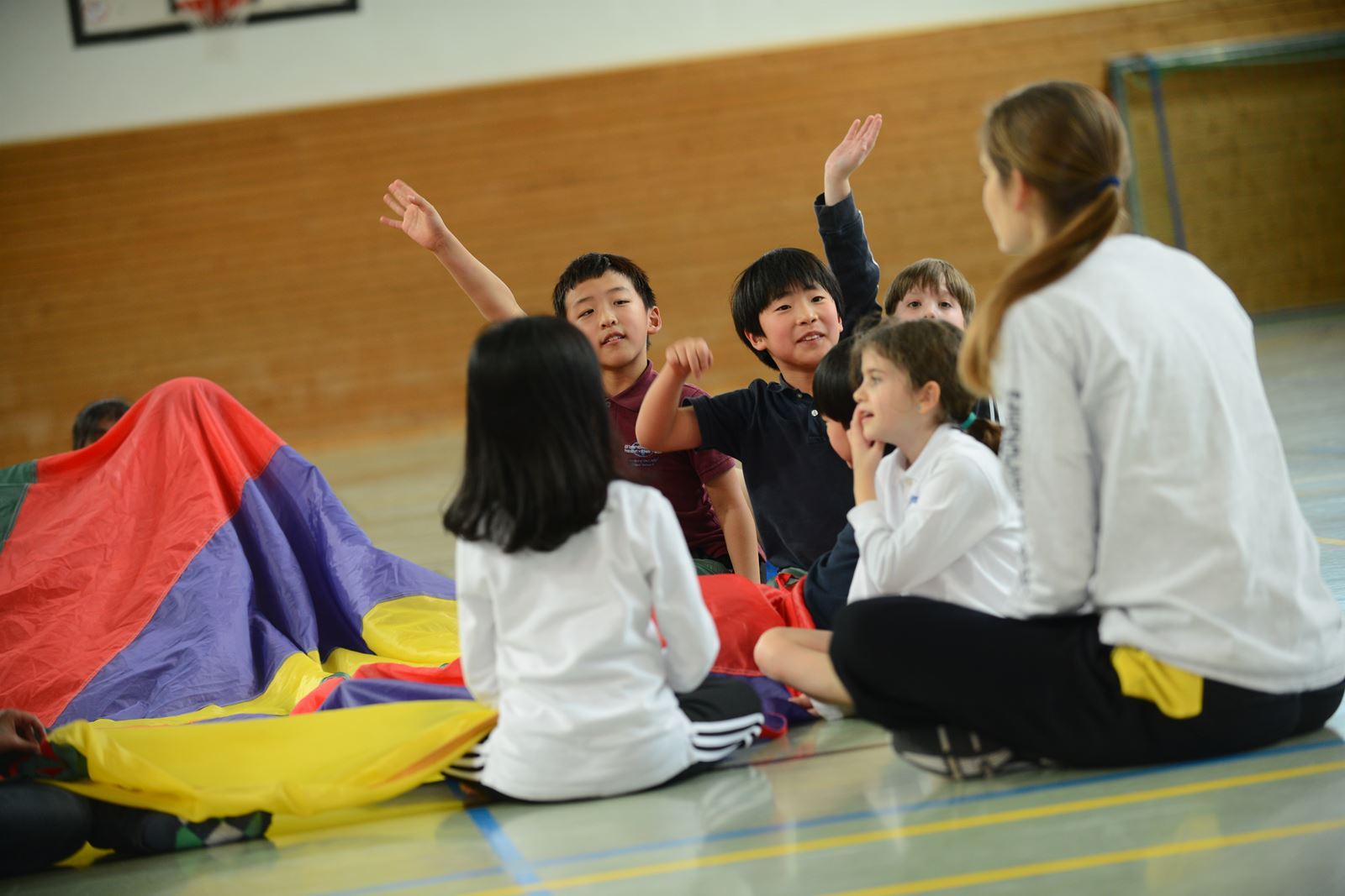 Children in the Sports Hall - ISF International School Frankfurt Rhein-Main