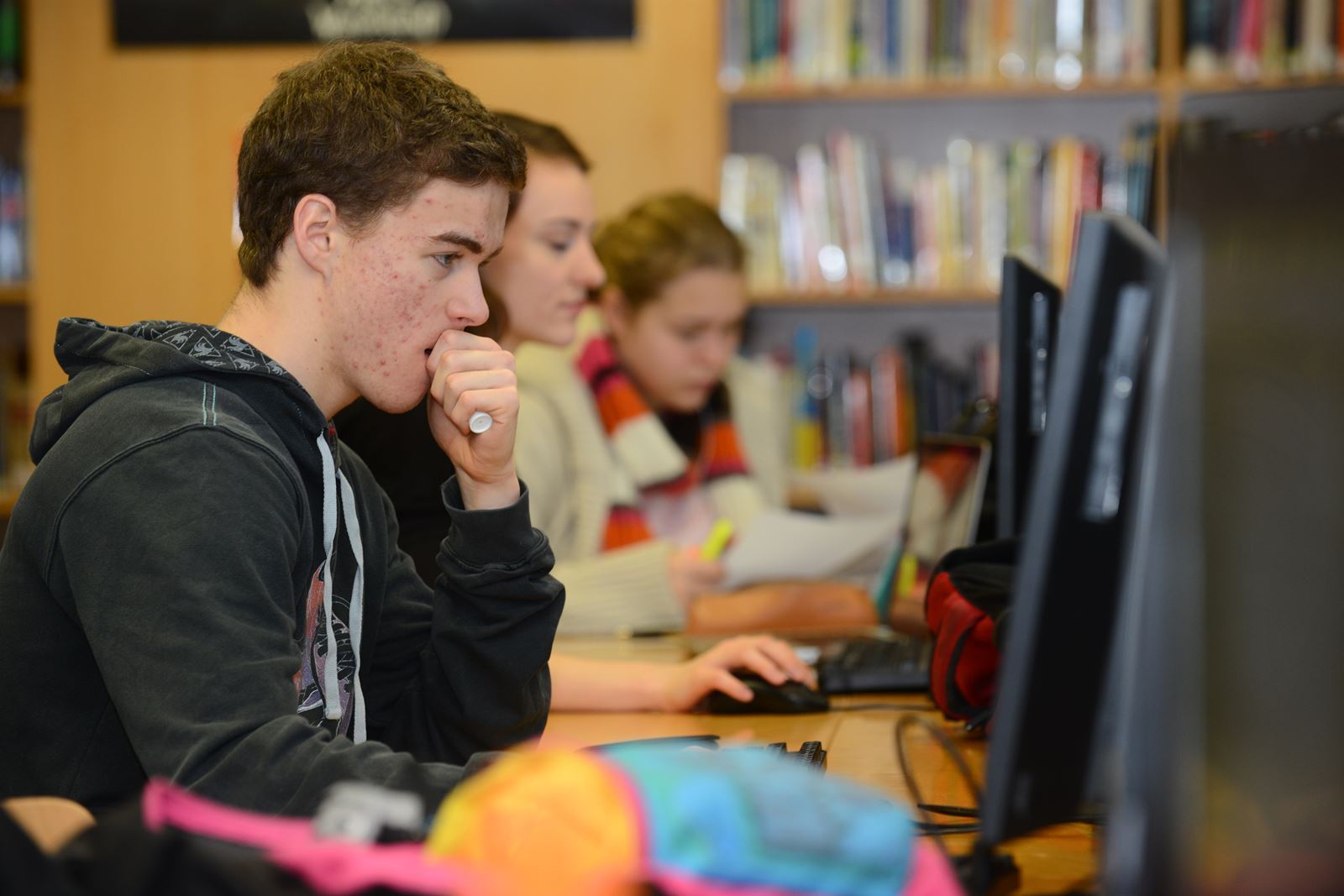 Students in the Library - ISF International School Frankfurt Rhein-Main