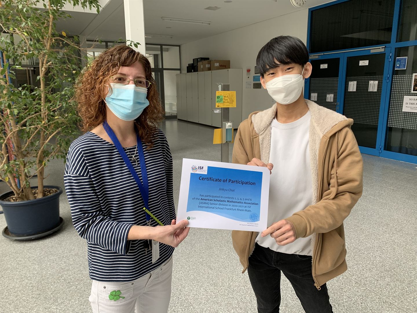 ASMA Math Contest: The results are in! - ISF International School ...